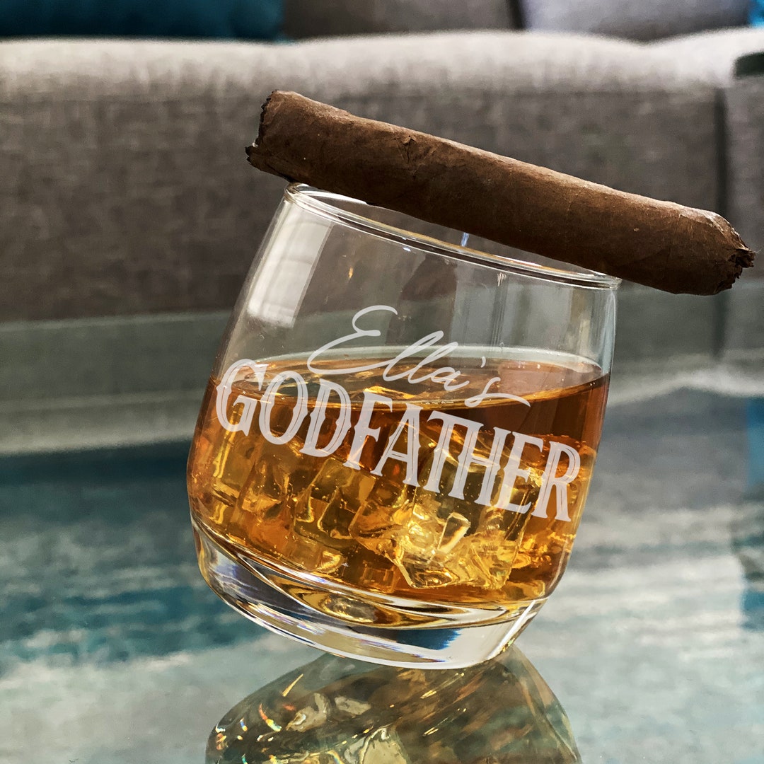Custom Godfather Whiskey Glass, Rocking Rocks Glass, Godfather ...