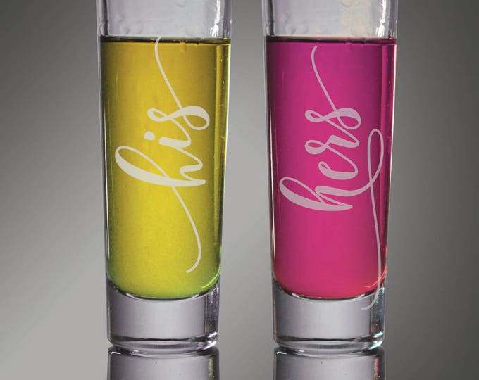 Custom Laser Engrave Tall Shot Glasses Etched Shot Glass - Etsy