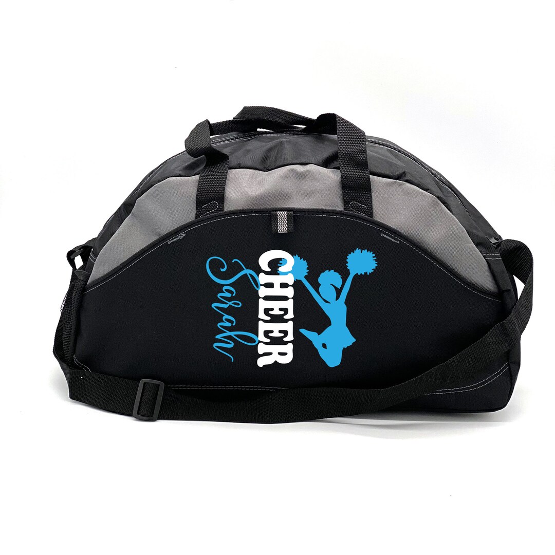 Personalized Cheer Bag, Cheerleader Bag, Custom Duffle Bag, Black ...