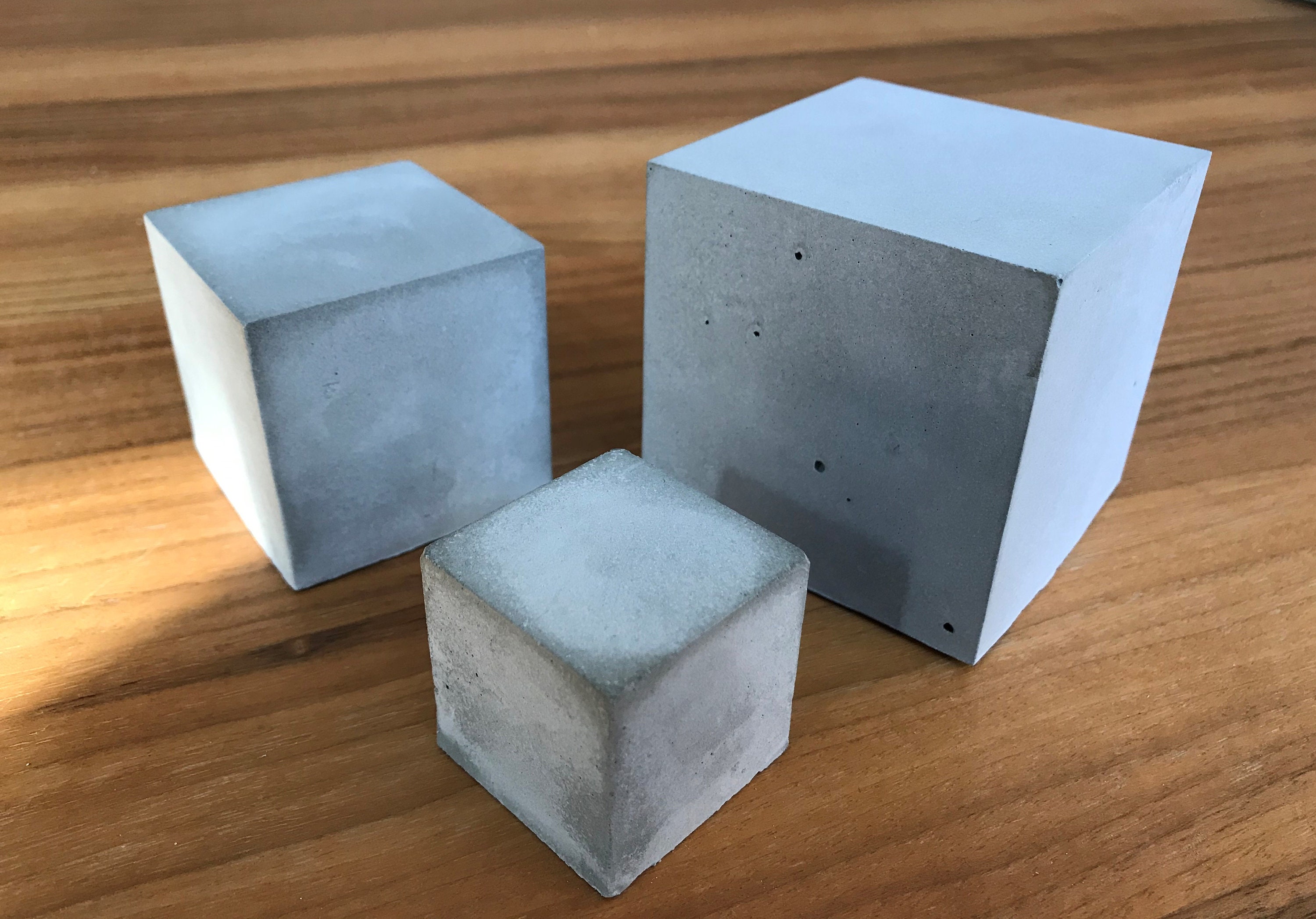 Set of 3 Concrete Display Blocks for Jewelry Display Photo | Etsy