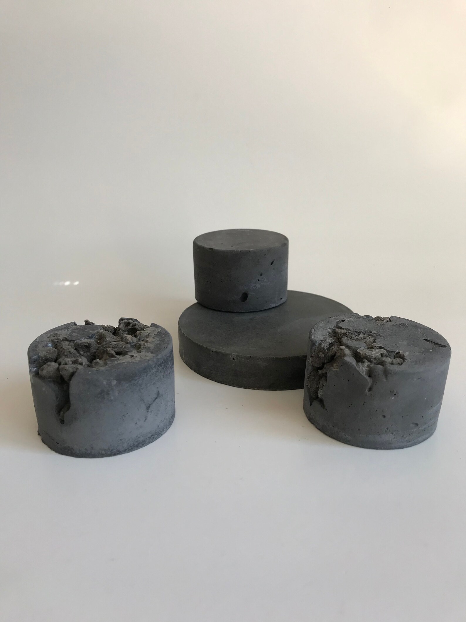 Concrete Display Stand Cylinder Photo Props | Etsy