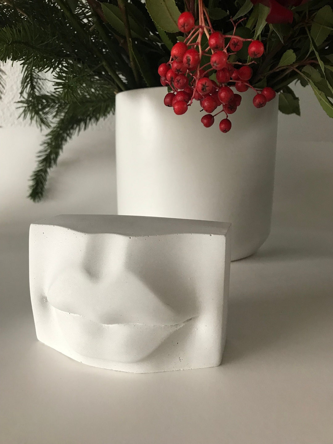 Lips Concrete Pop Art - Etsy