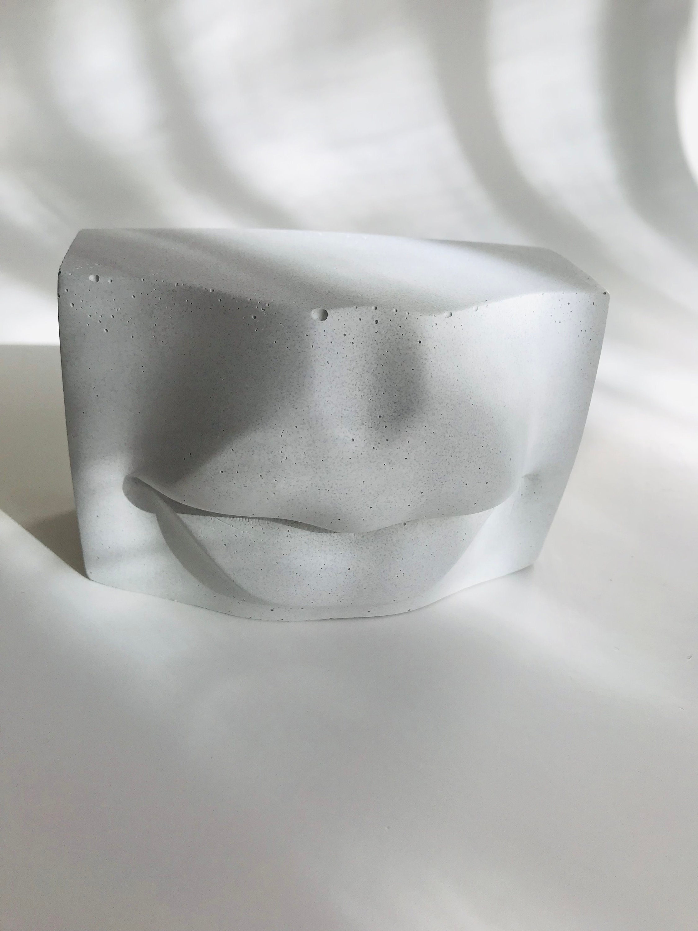 Lips Concrete Pop Art | Etsy