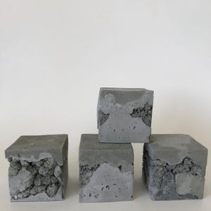 Concrete Display Block SET for Jewelry Display, Photo Prop, Shelf Art ...