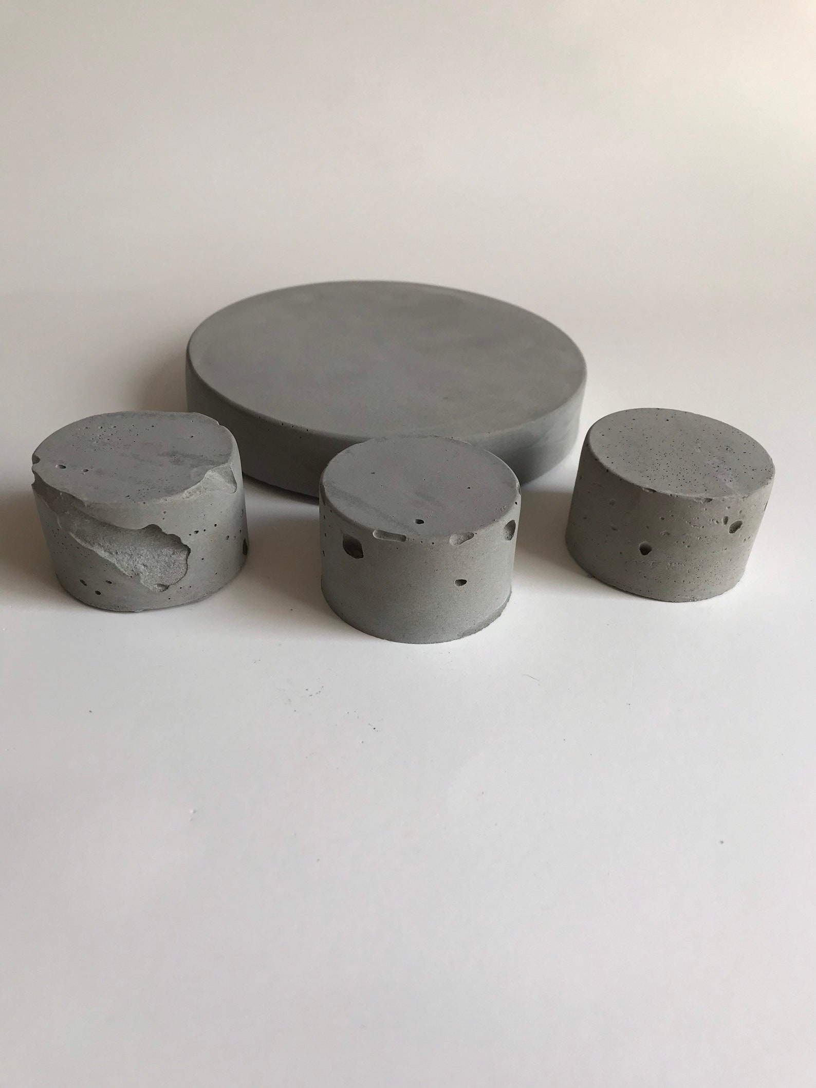 Concrete Display Stand, Cylinder, Photo Props, Extra Large - Etsy