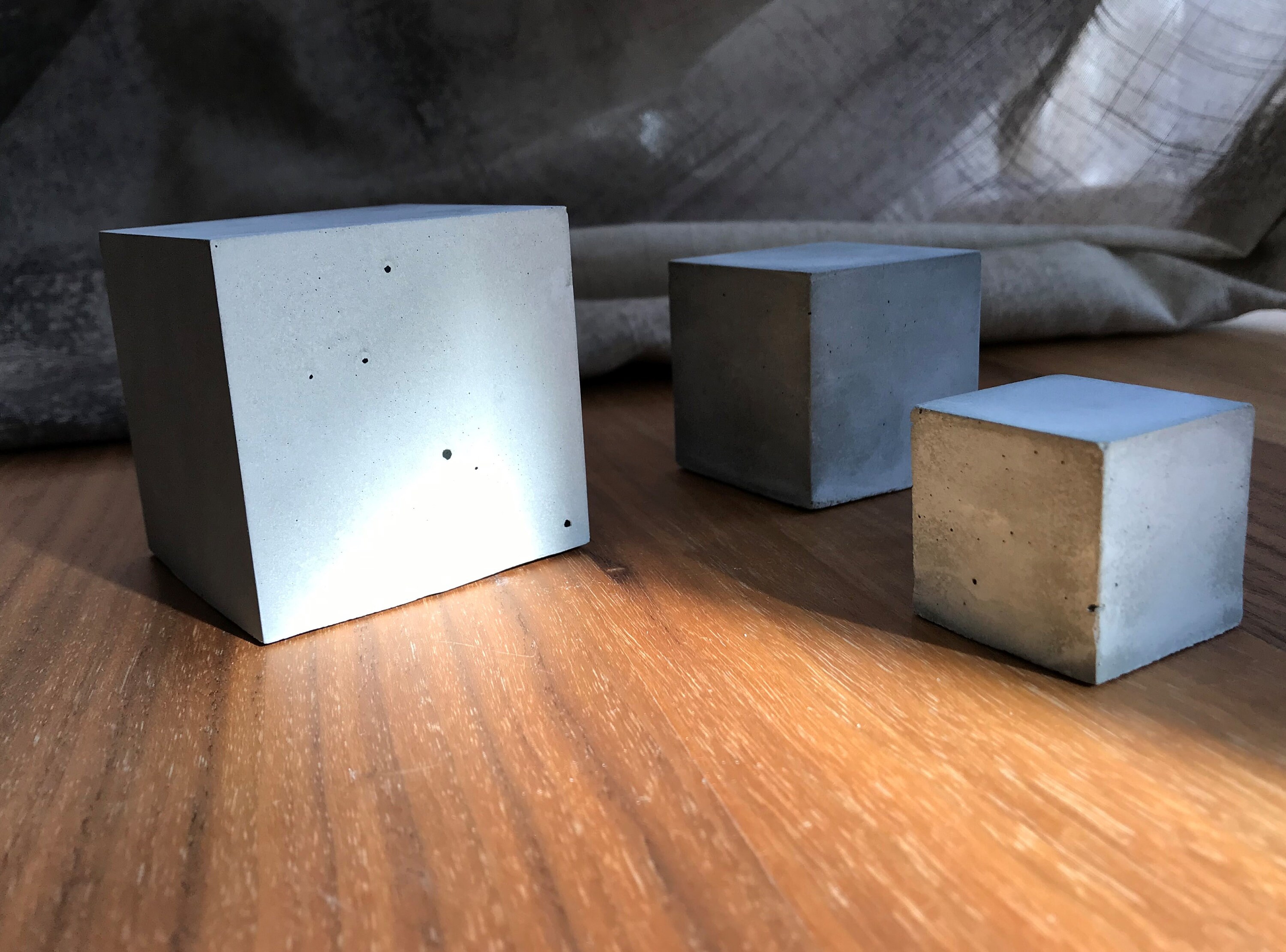 Set of 3 Concrete Display Blocks for Jewelry Display Photo | Etsy