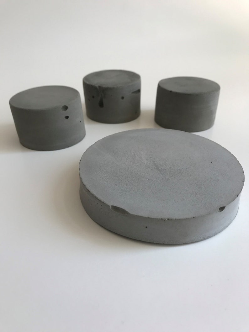 Concrete Display Stand, Cylinder, Photo Props - Etsy