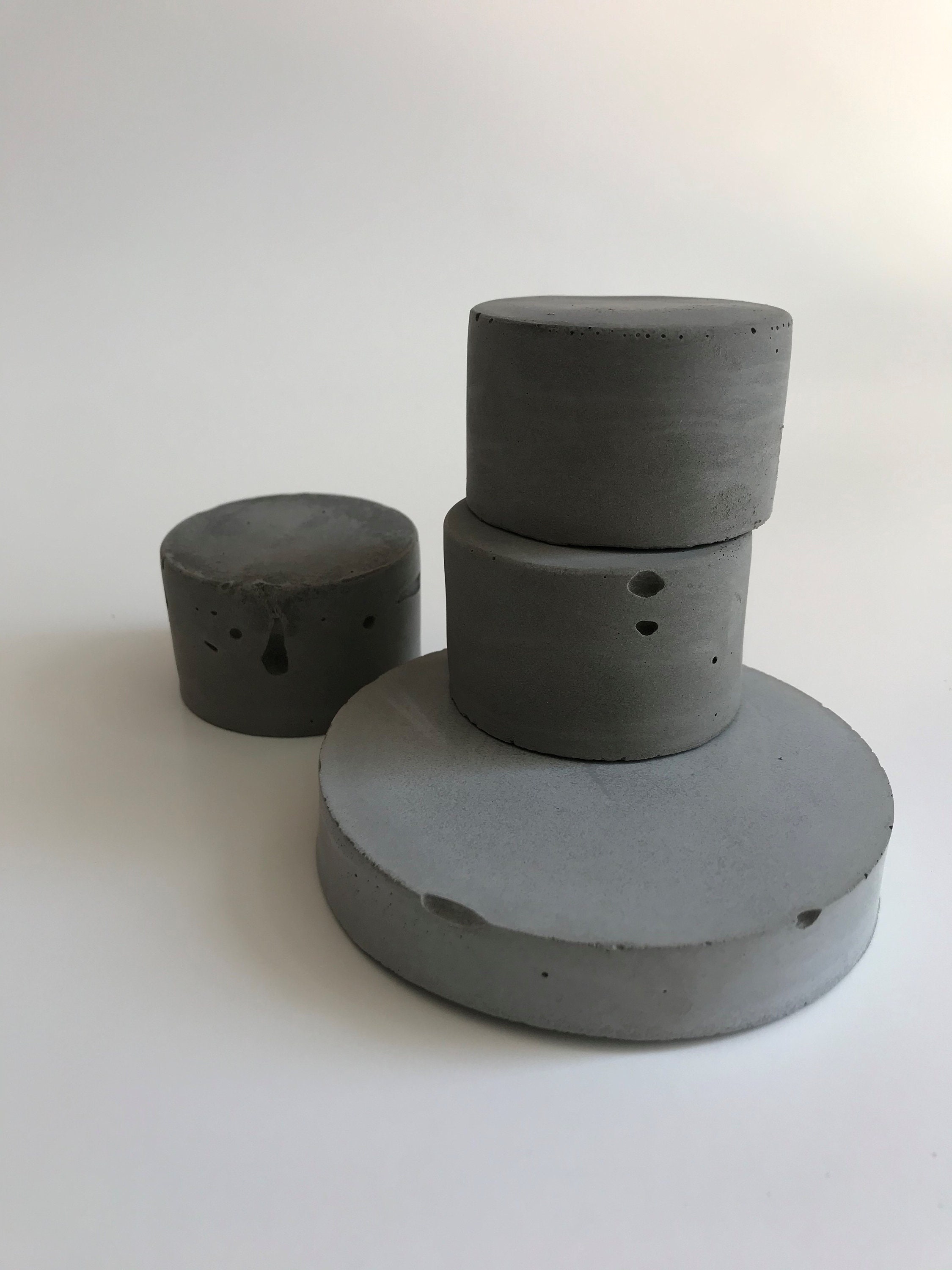 Concrete Display Stand, Cylinder, Photo Props - Etsy