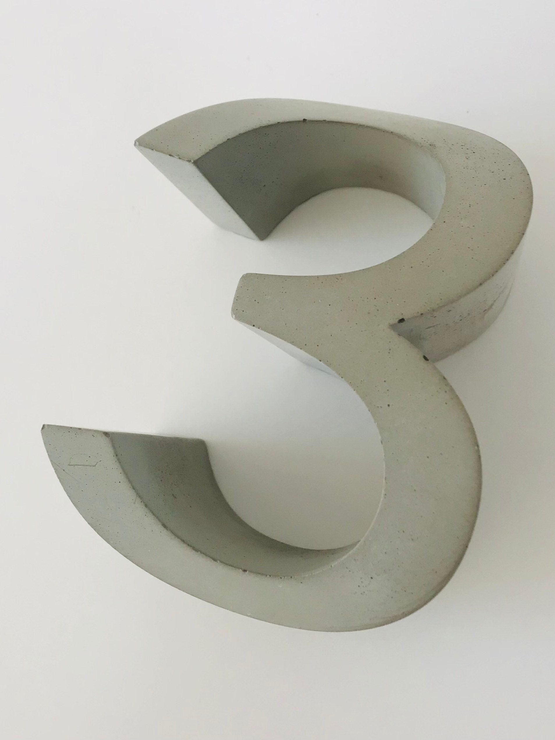 Concrete House Numbers - Etsy