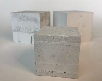 White Concrete Display Block SET for Jewelry Display, Photo Prop, Photo ...