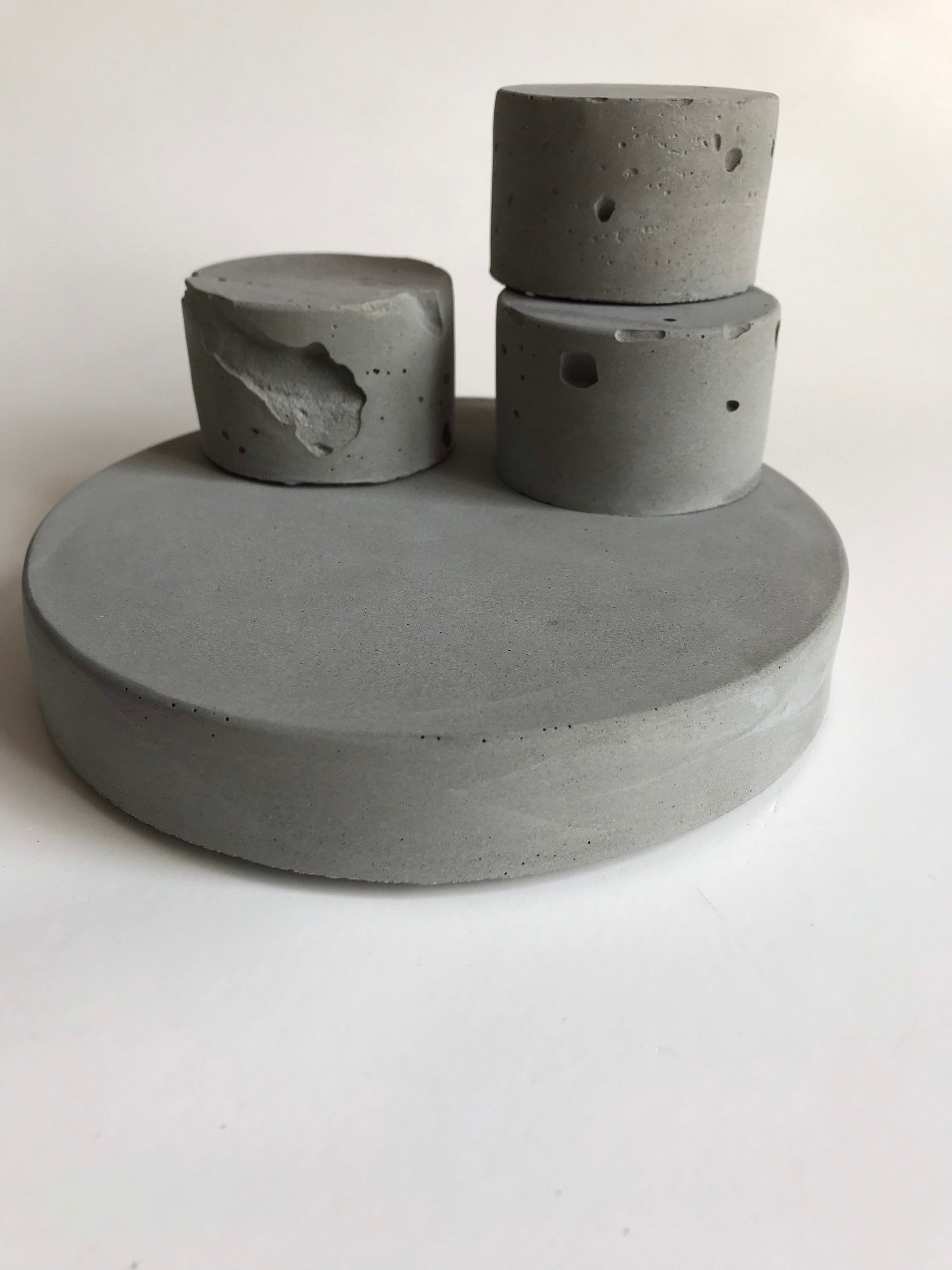 Concrete Display Stand, Cylinder, Photo Props, Extra Large - Etsy