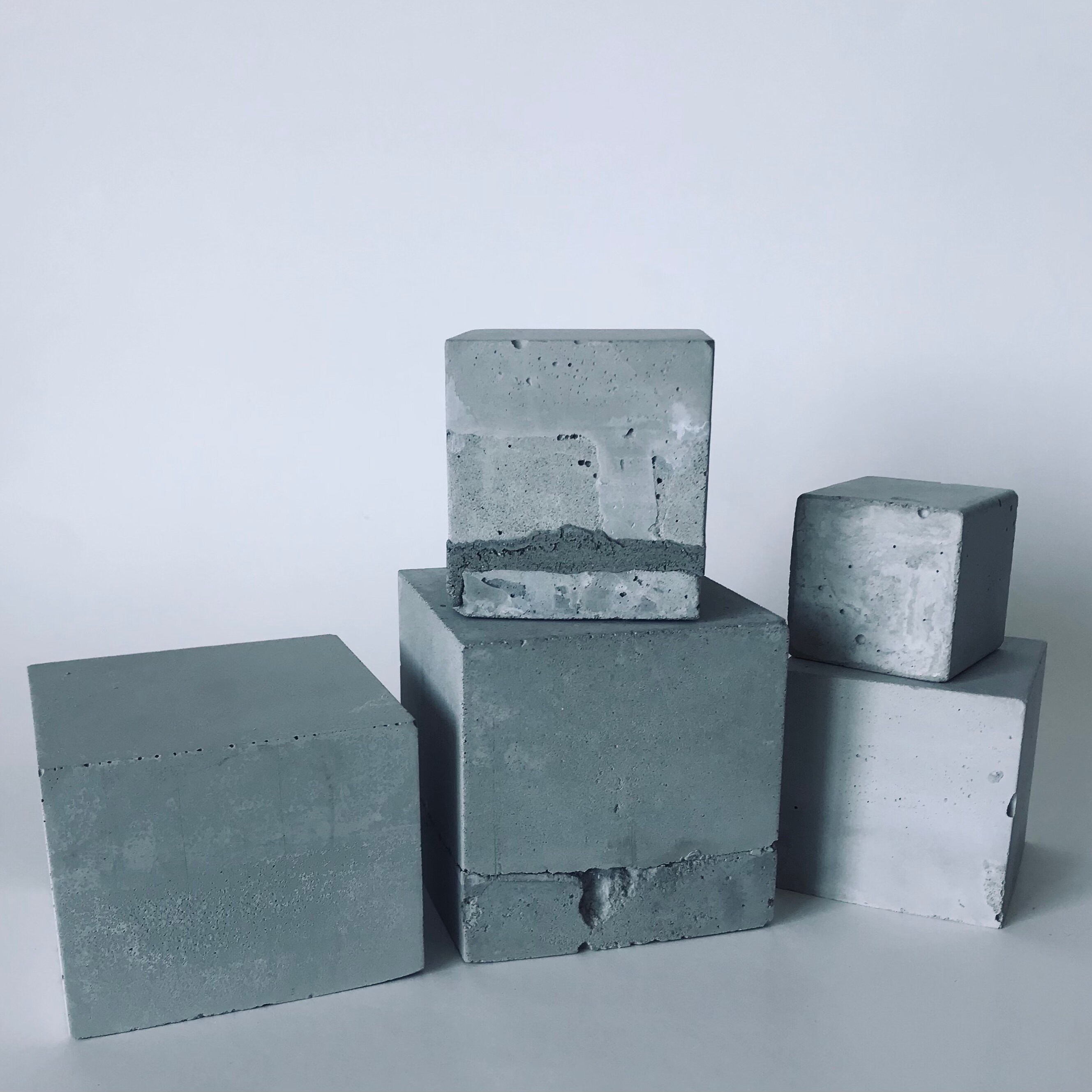 Display SET Concrete Block Photo Props, Display Stand, Display Set ...