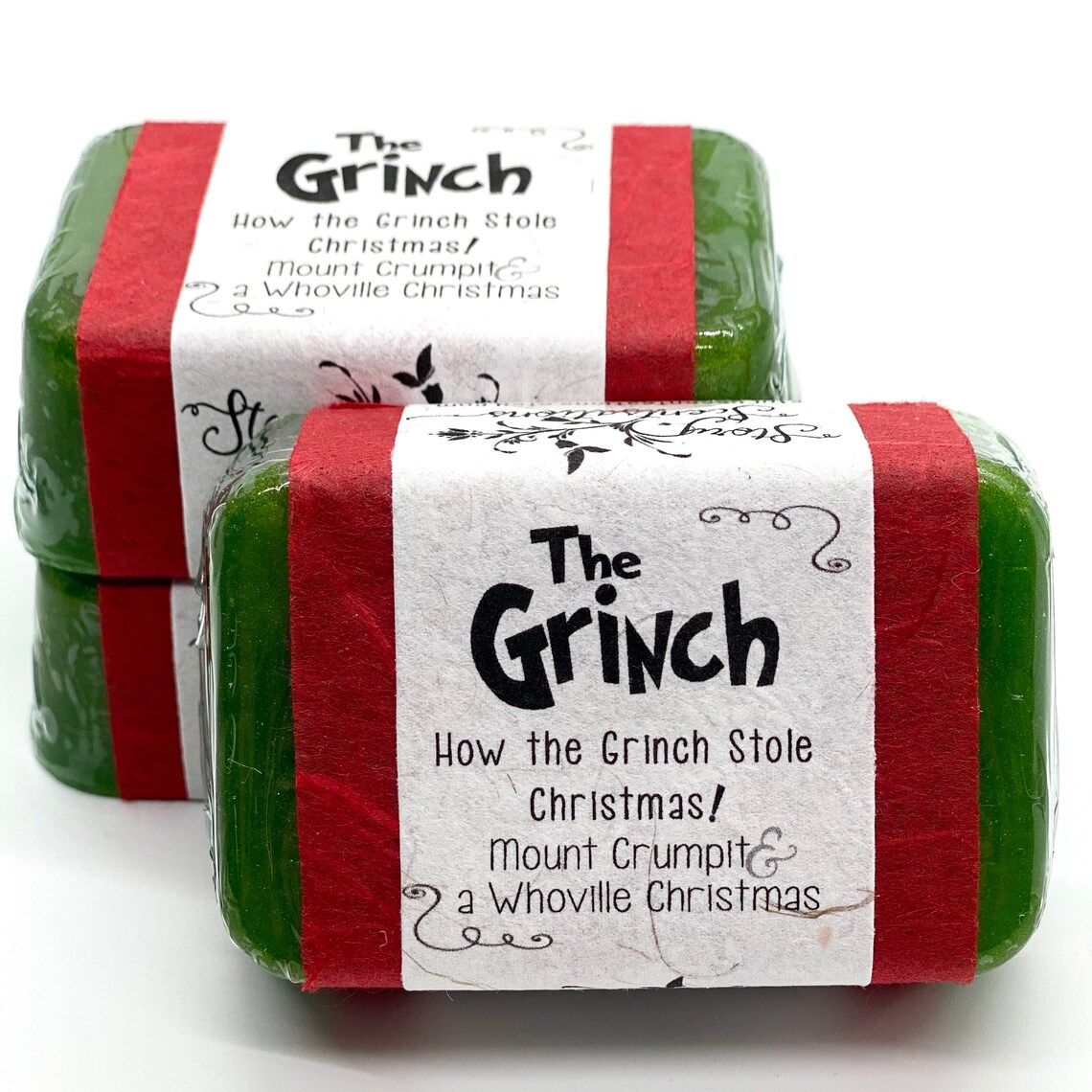 The Grinch by Dr. Seuss Glycerin Soap Bar Handmade Custom | Etsy