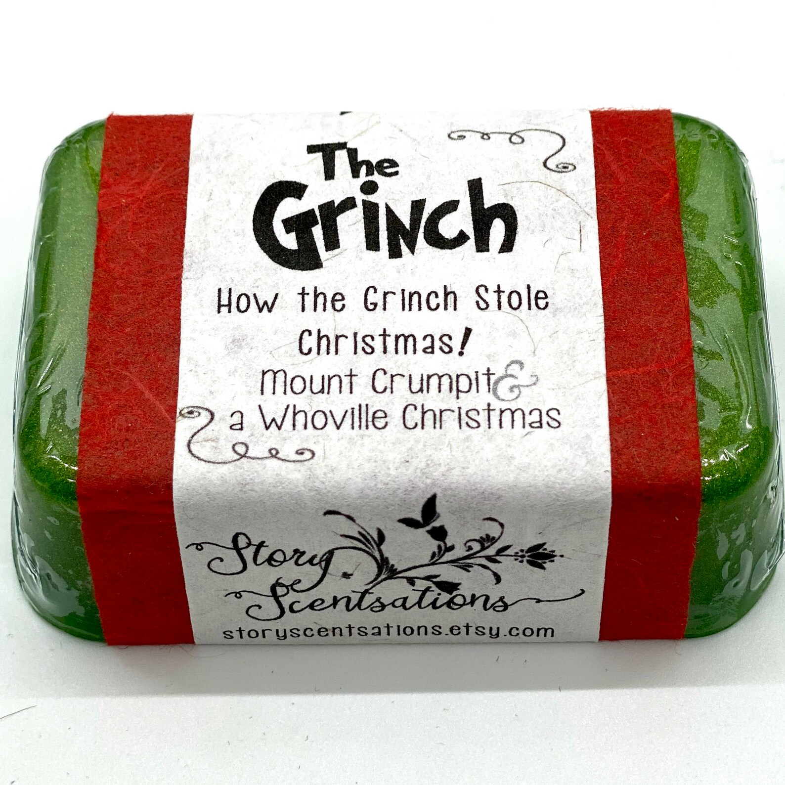 The Grinch by Dr. Seuss Glycerin Soap Bar Handmade Custom | Etsy