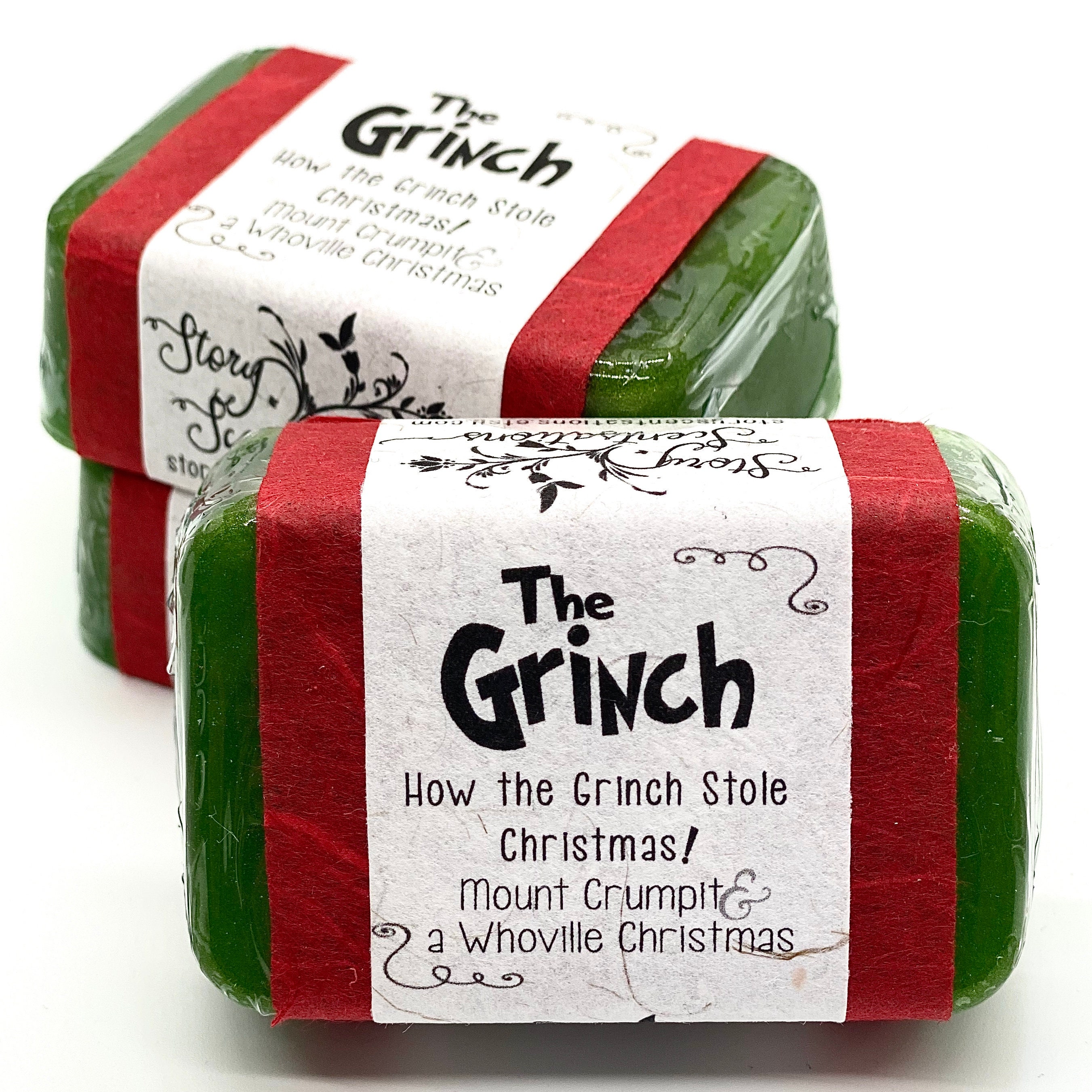 The Grinch by Dr. Seuss Glycerin Soap Bar Handmade Custom | Etsy