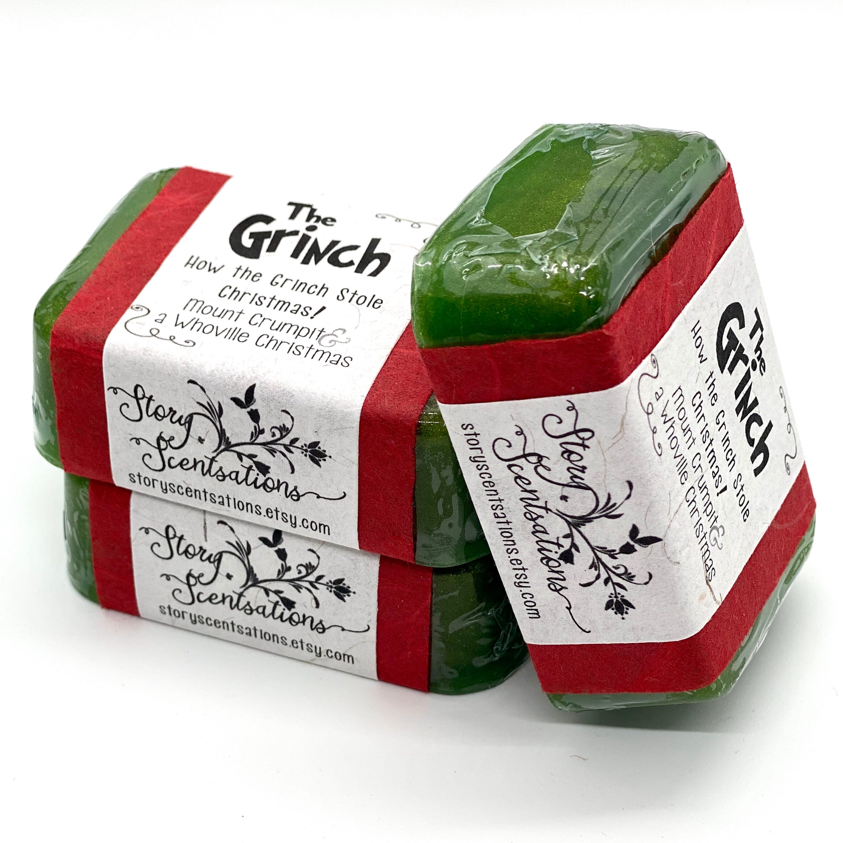 The Grinch by Dr. Seuss Glycerin Soap Bar Handmade Custom | Etsy