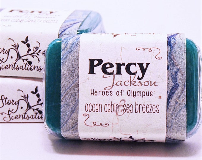 Percy Jackson by Rick Riordan Glycerin Soap Bar - Handmade Custom Book ...