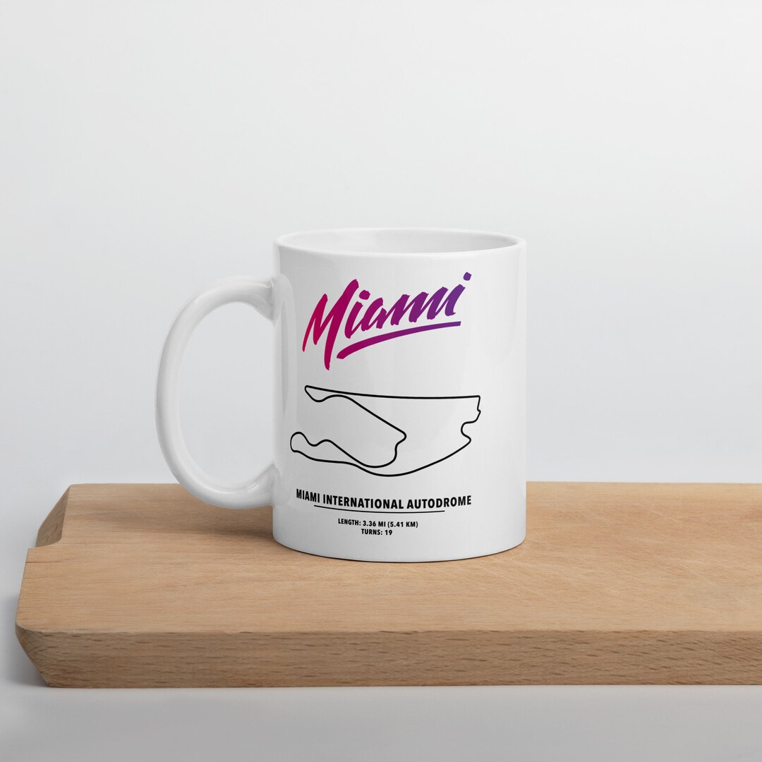 Miami Formula 1 Ceramic Mug, Racing Gift - Etsy