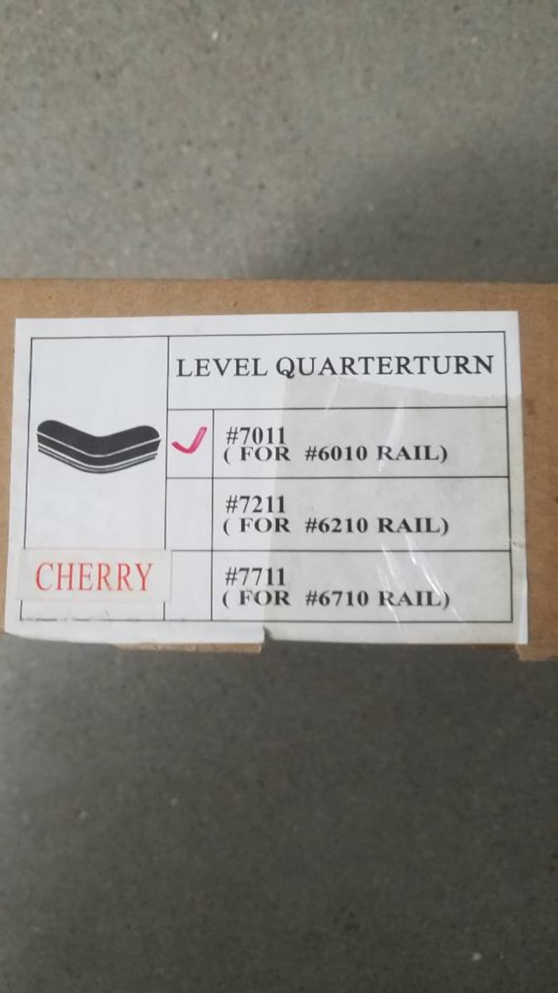 Cherry Wooden Handrail Staircase Wood Hand Rail Railing Quarter Turn ...