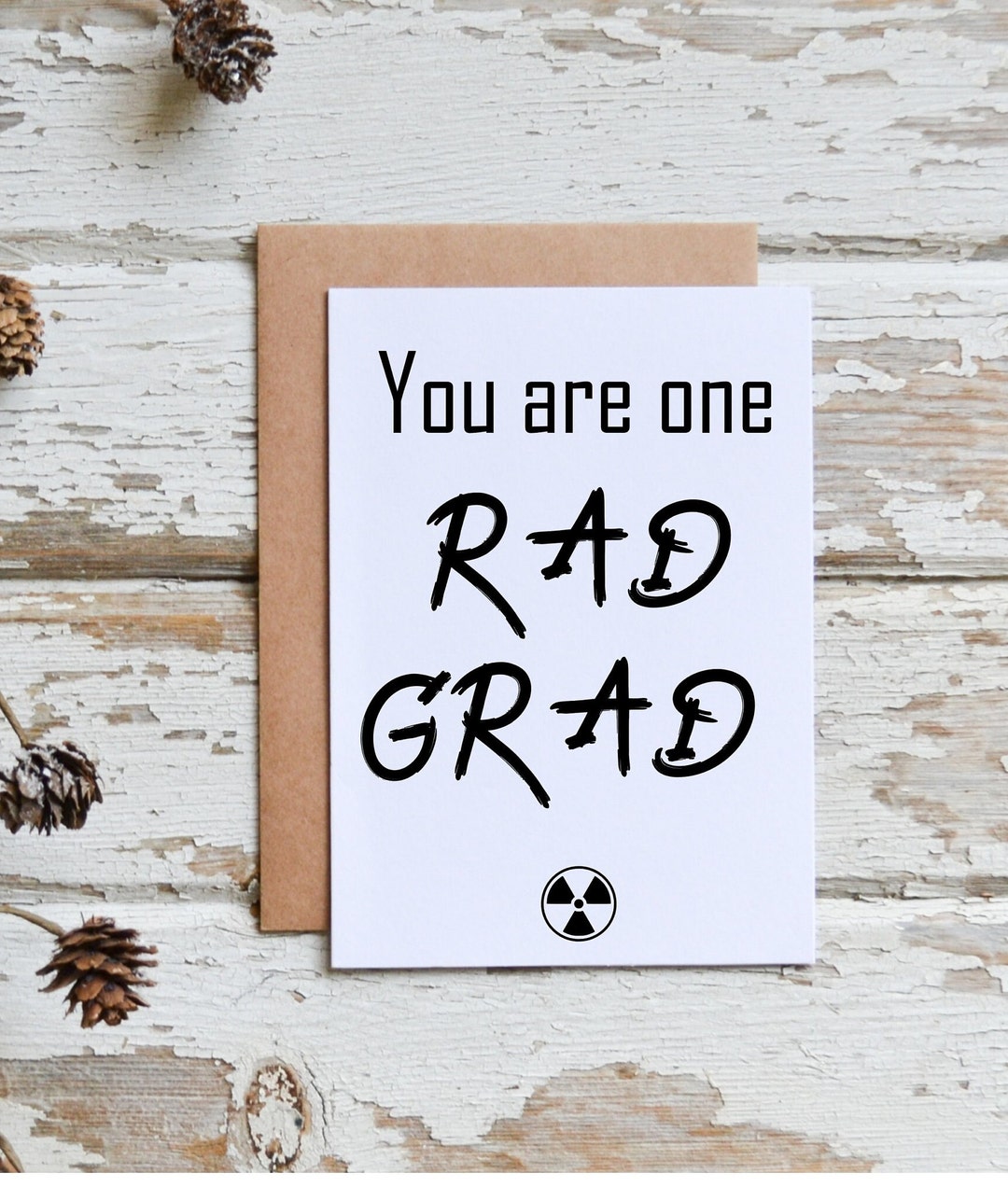 You Are One RAD Grad, Rad Tech Graduation Card, Radiographer Graduation ...