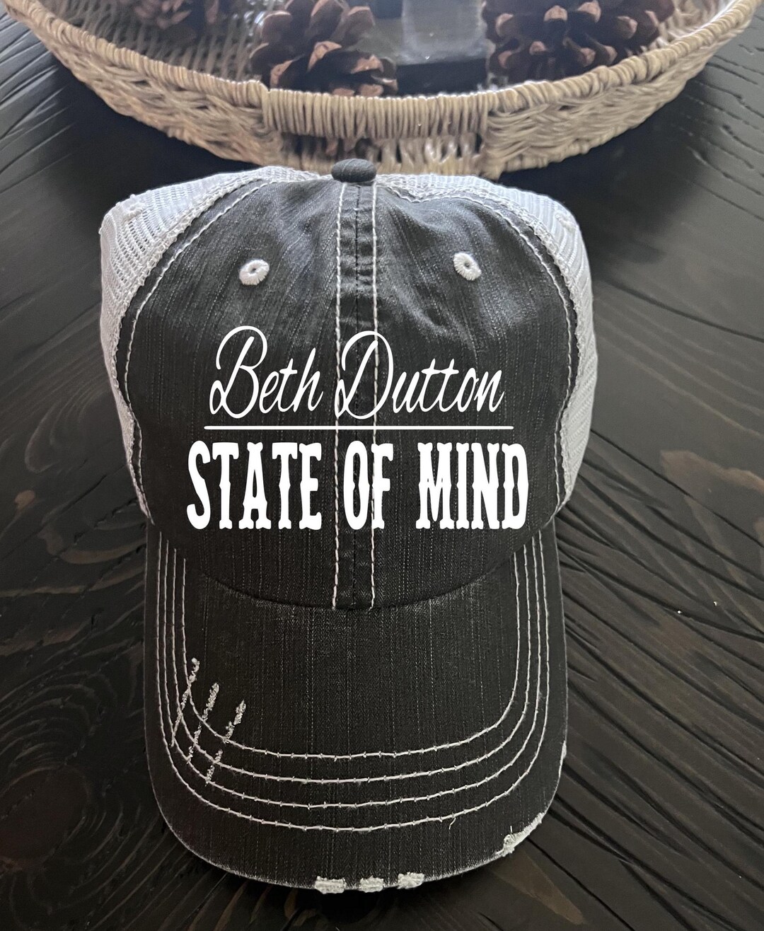 Beth Dutton State of Mind Hat Cap, Yellowstone Beth Dutton Hat ...