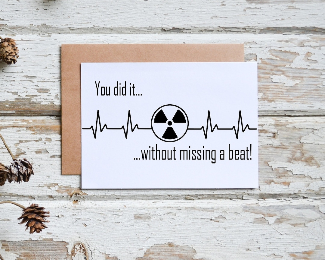 You Did It Without Missing a Beat, Rad Tech Graduation Card ...