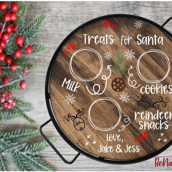 Santa Tray - Etsy
