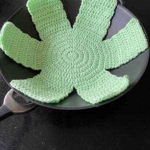 Crochet Pan Protectors, Set of 3, Multicolored, Kitchen, Home ...