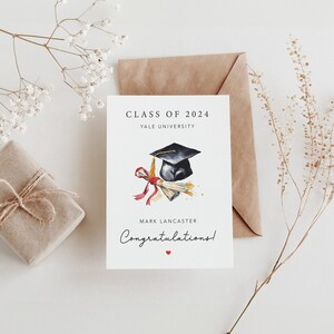 Personalized Graduation Card, Set of Congratulations Grad Card, Grad ...