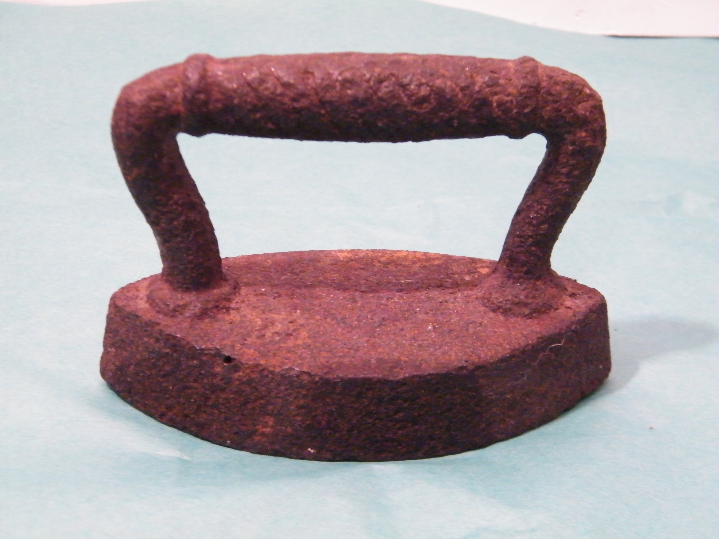 Miniature Sad Iron for Child Collection Play House, Vintage 4 Inch Long ...