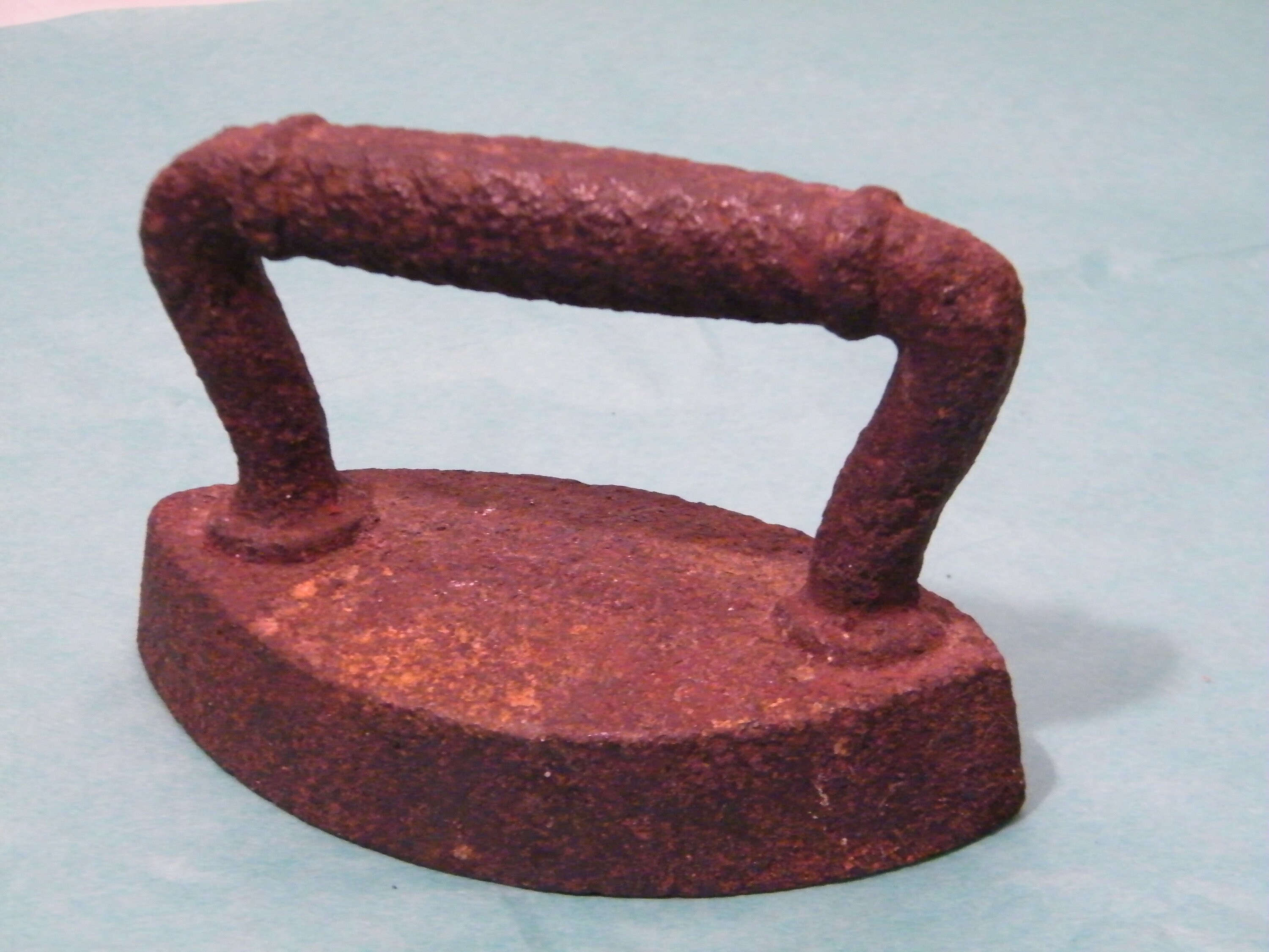 Miniature Sad Iron for Child Collection Play House, Vintage 4 Inch Long ...