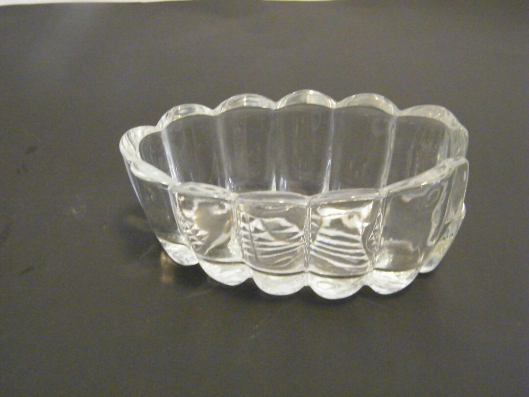 Princess House Lead Crystal Spoon or Utensil Holder, Vintage Single ...