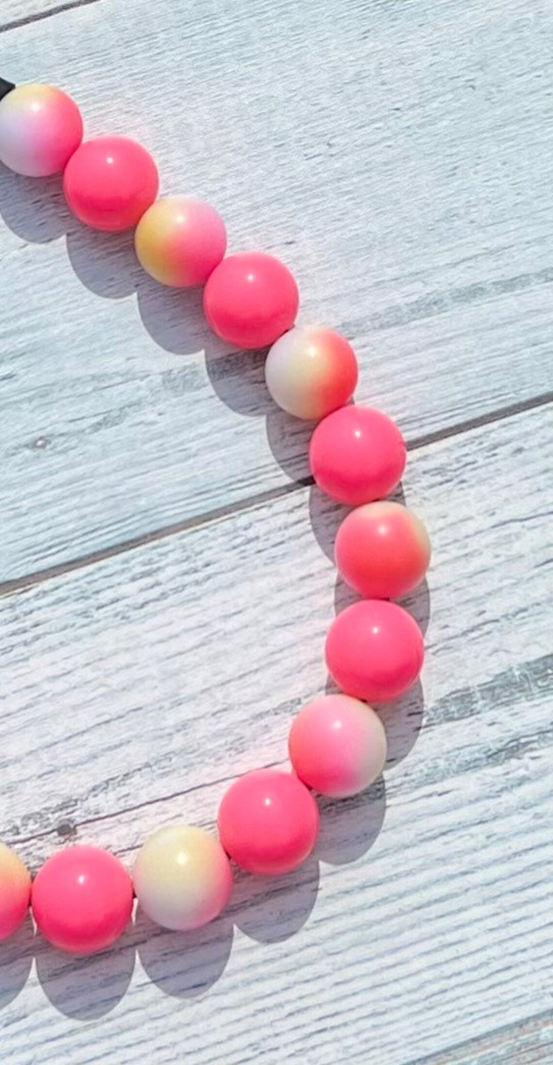 Exotic Lilies Acrylic Beaded Dog Collar: Slip-on, Waterproof - Etsy
