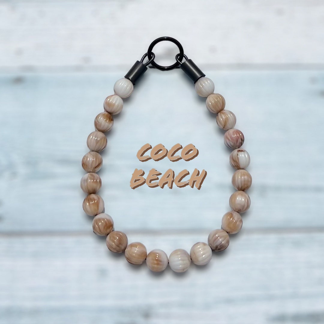 Coco Beach, Dog Bead Collar, Mini Size Beads, Slip On, Cat Collar ...
