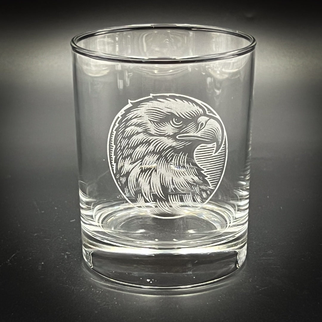 Eagle Vintage Styles 14 Oz Heavy Rocks Glass - Etsy