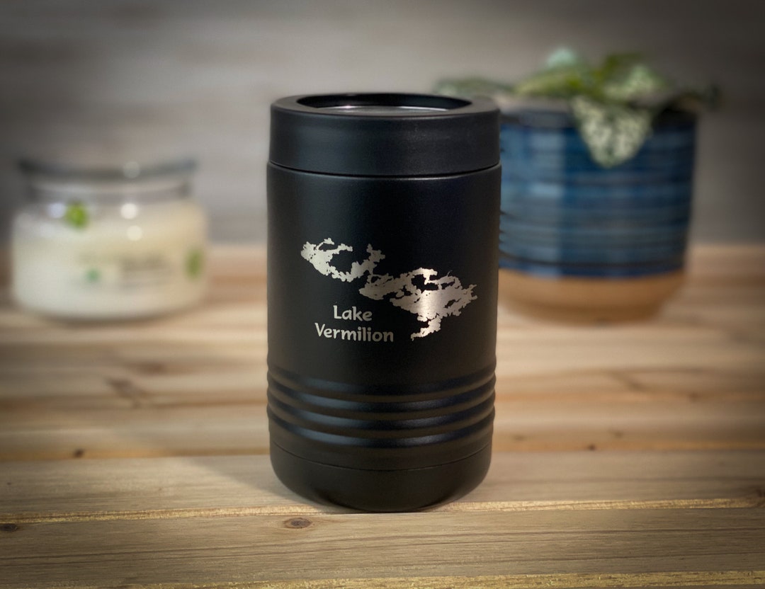 Lake Vermilion Minnesota Lake Life Insulated 12 Oz Can and Bottle ...