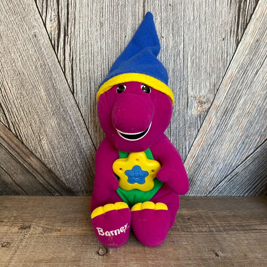 Barney Plush Vintage Twinkle 'n Dream Singing Plush Toy 13 Inch Stuffed ...