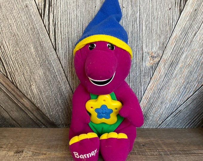 Barney Plush Vintage Twinkle 'n Dream Singing Plush Toy {13 Inch ...