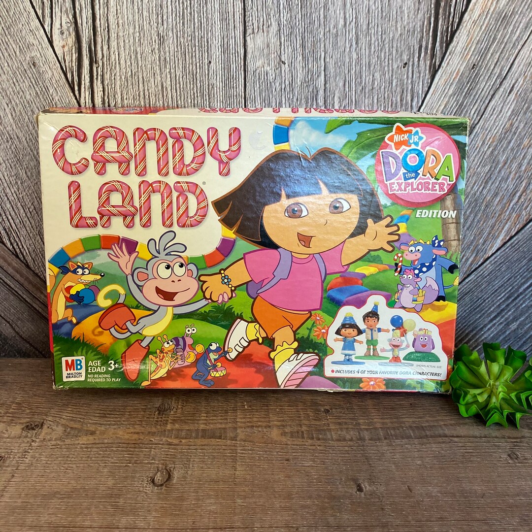 Vintage Dora Candy Land Game Board Game Milton Bradley Baby Kid Friends ...