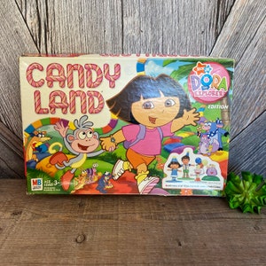 Vintage Dora Candy Land Game Board Game Milton Bradley Baby Kid Friends ...