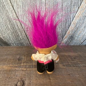 Vintage Ring Bearer Troll Doll {wedding Troll With Pink Hair} Russ ...