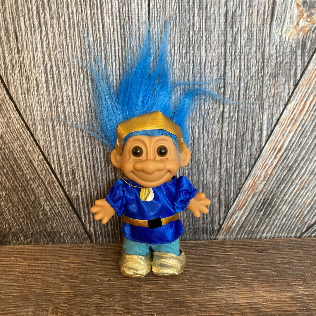 Knight Troll {vintage Russ Berrie Troll} 5 Inch Troll King Prince Robin ...