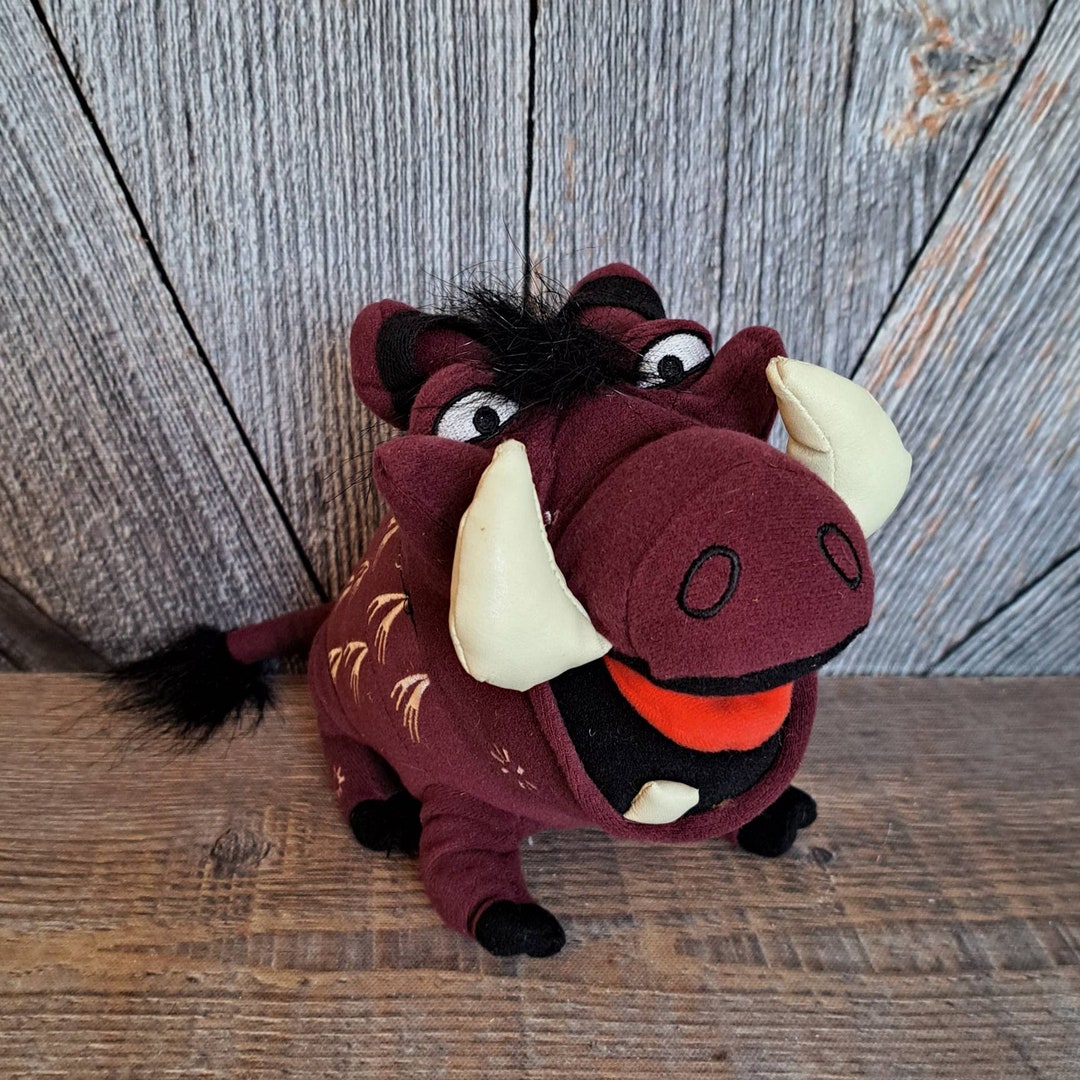 Vintage the Lion King Plush Pumbaa, 6 Inch Tall Vintage 1990s Disney ...