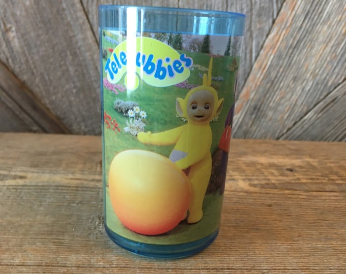 Vintage Teletubbies Cup Plastic Tumbler 90s Kid Plastic Kid Cup ...