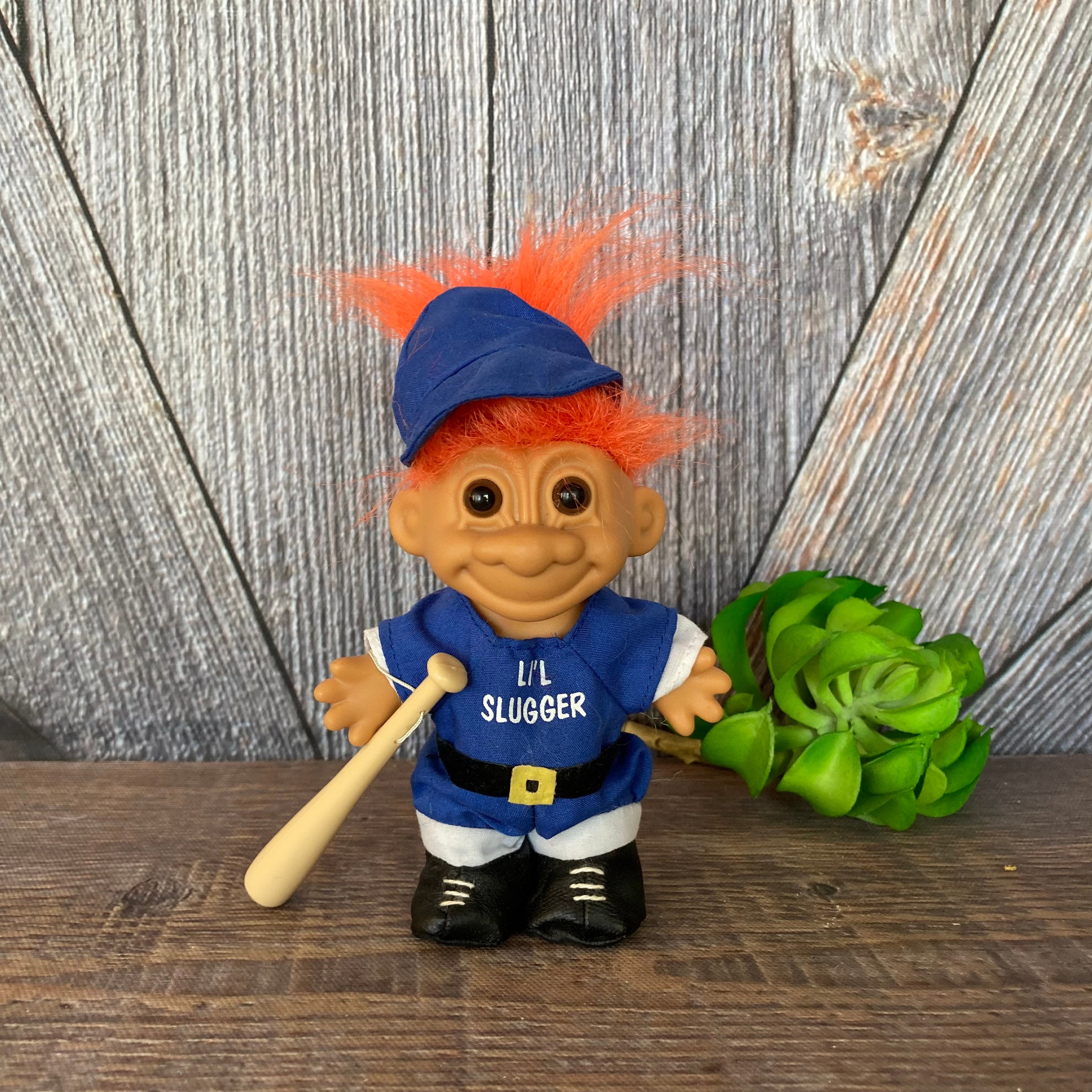 Dolls Vintage Troll Doll Chicago White Sox Baseball Player with Gray ...