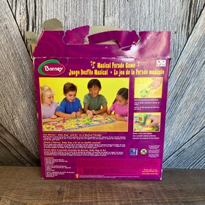 Vintage Barney Musical Parade Game Board Game Learn Shapes and Colors ...