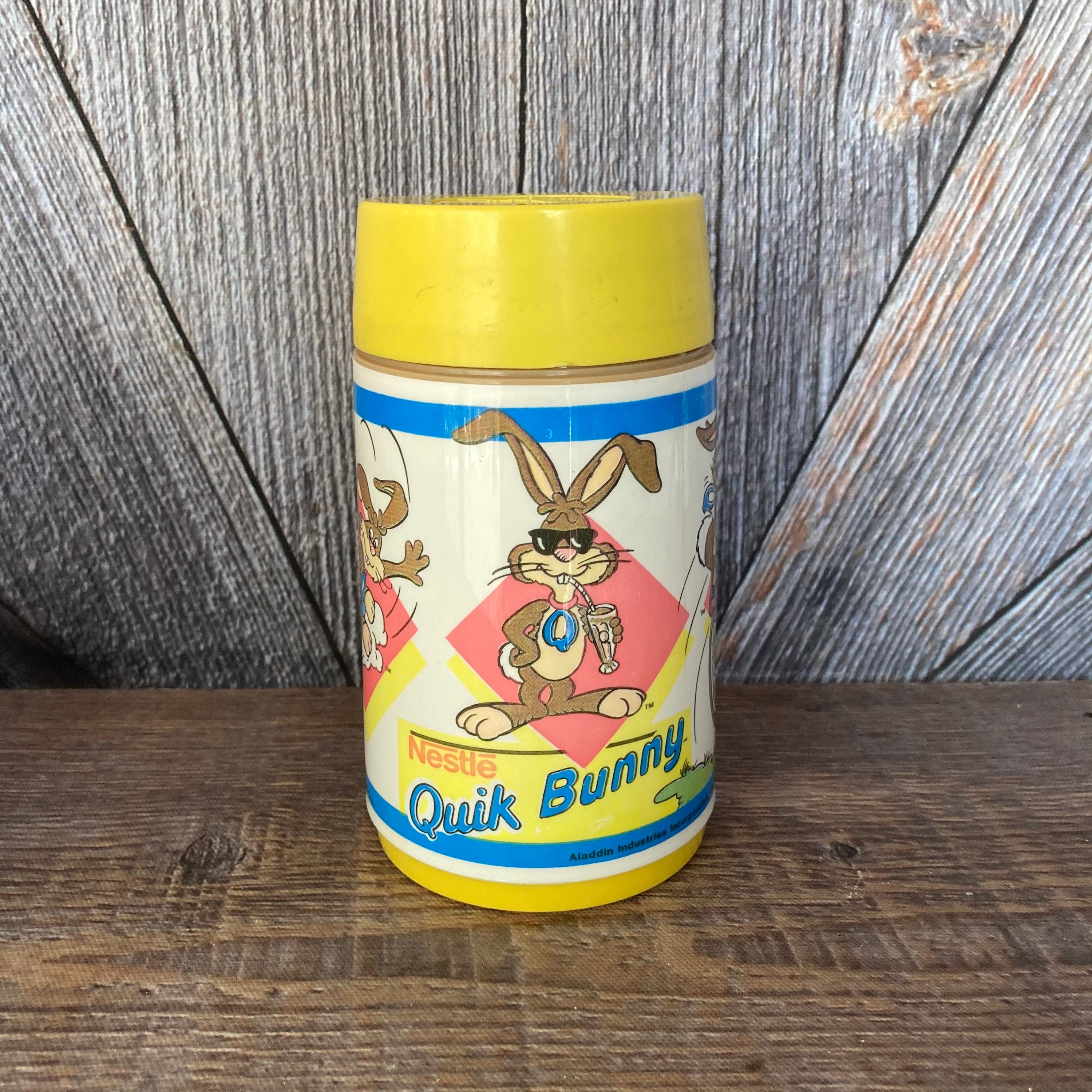 Nestle Quik Bunny Thermos Vintage 80's Aladdin Plastic | Etsy