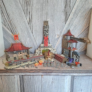 Vintage Mega Bloks Odaku Armory 9812 {NEAR COMPLETE} Instructions ...