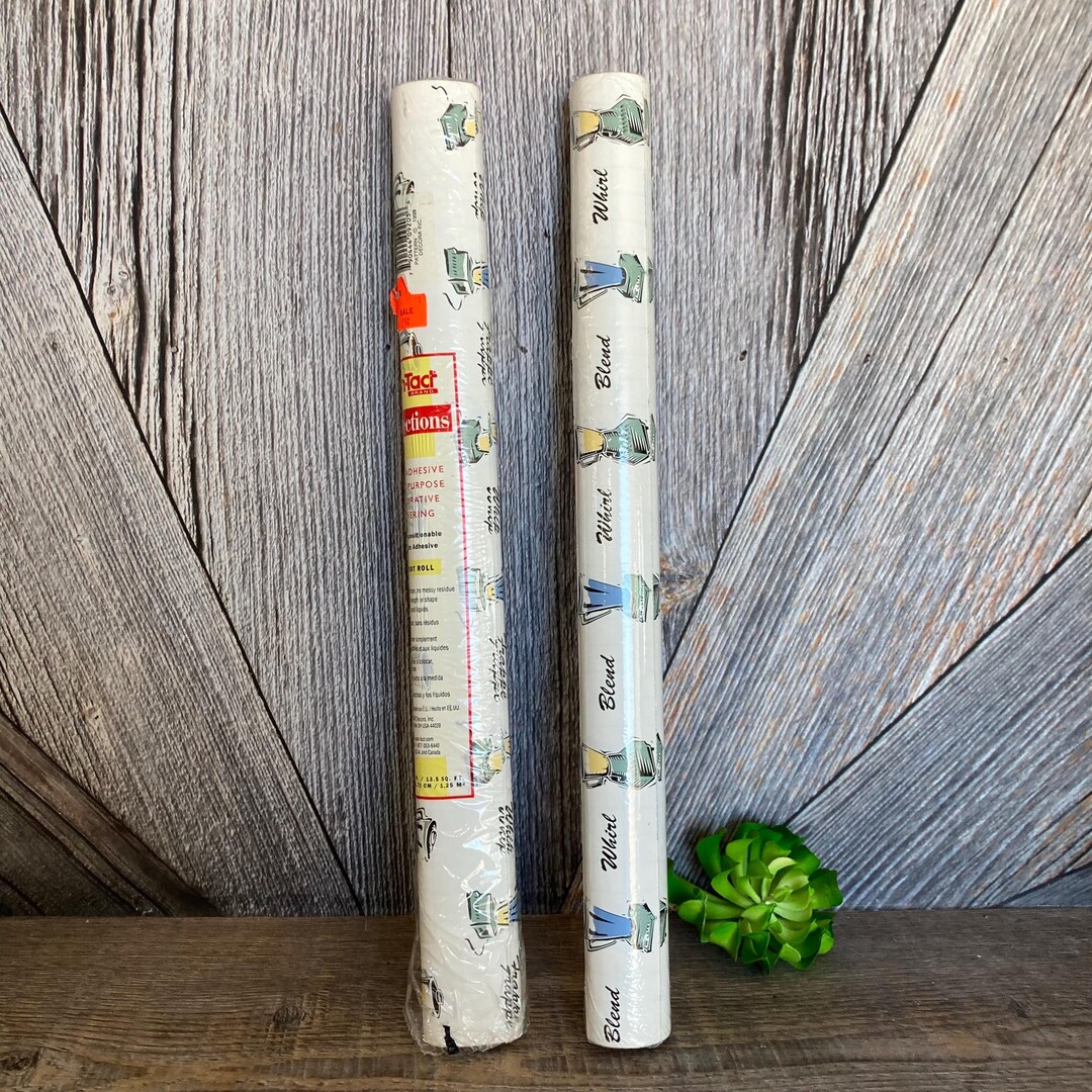 Vintage Contact Paper, 2 Rolls of Con-tact Brand Collections Self ...