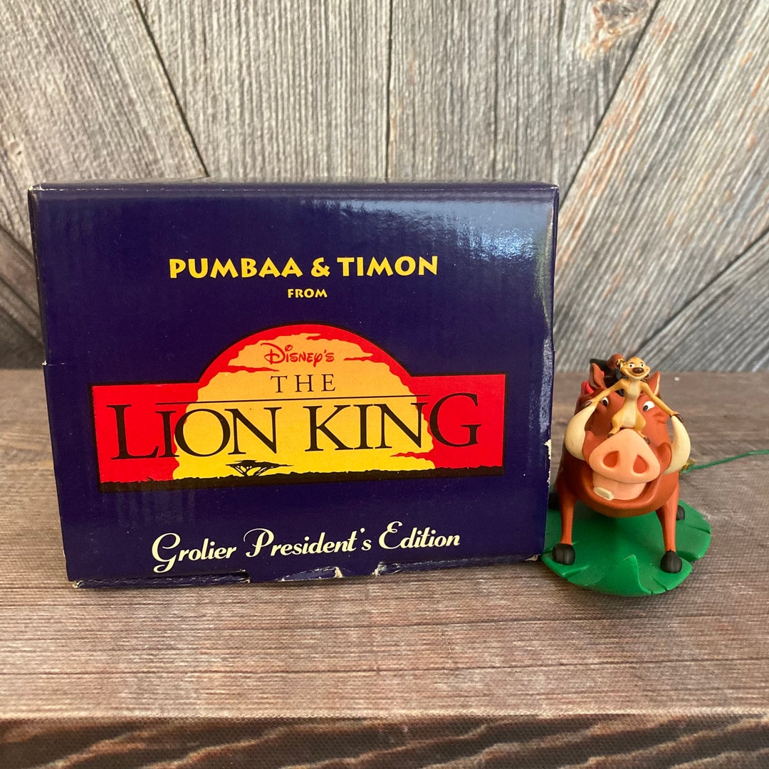 Vintage Pumbaa Timon Disney Christmas Ornament christmas Simba the Lion ...